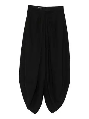 Giorgio Armani Asymmetric Draped Skirt - Black
