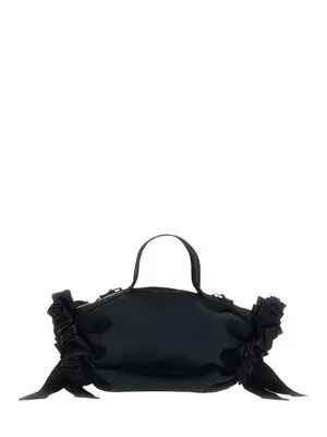 Simone Rocha Ruffled Clutch Bag - Black