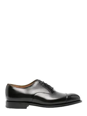 Church's Calf Leather Lace-up Oxford Shoes - Black