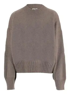 Malo Ribbed Cashmere Jumper - Brown