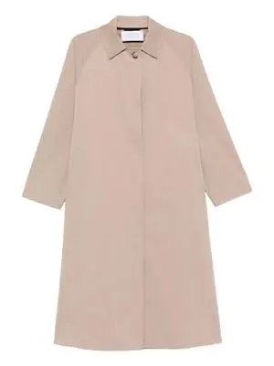 Harris Wharf London Single Breasted Coat - Cream