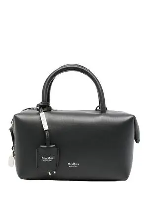 Max Mara Leather Tote Bag - Gray