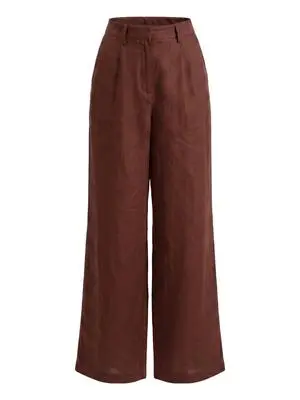 YUMI KIM Yumi Kim Bobbi Chocolate Linen Pant