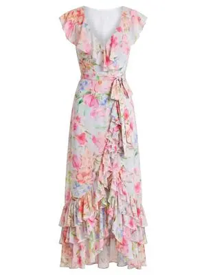 Yumi Kim Tilda Maxi Wrap Dress - Blue