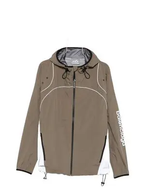 Balenciaga Sport Jacket With Logo Print - Green