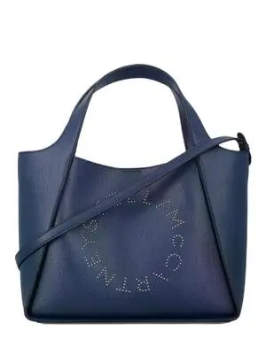 Stella McCartney Perforated Logo Tote Bag - Blue