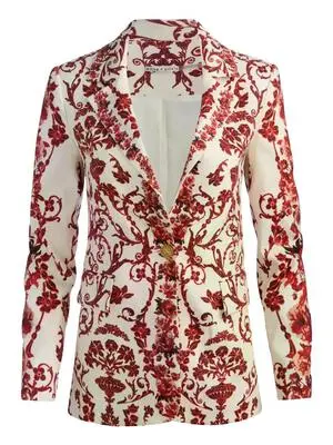 Alice + Olivia Macey Blazer - White