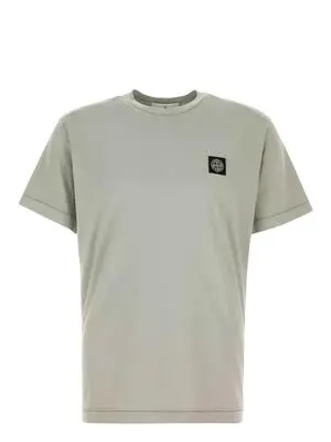 Stone Island Logo-patch Short-sleeve T-shirt - Grey
