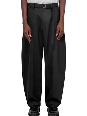 Sacai Belted Tailored Trousers - Blue