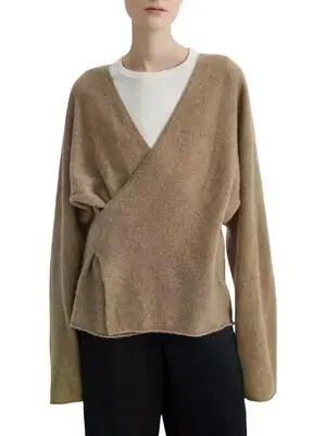TAIGA TAKAHASHI Cashmere Cache Coeur Sweater - Brown