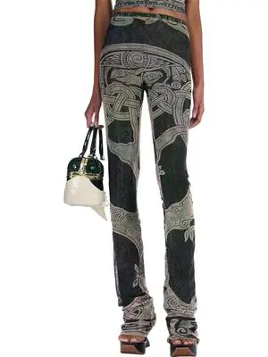 Ottolinger Celtic Mesh Trousers - Black