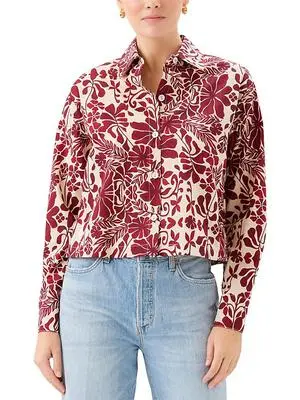 Fifteen Twenty Lena Button-up Floral Cotton Shirt - Print