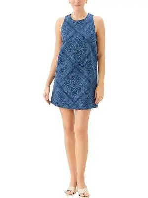 Fifteen Twenty Clarice Denim Dress - Print