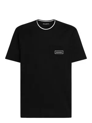 DOLCE & GABBANA Dolce & Gabbana Men's Designer Cotton Logo T-Shirt