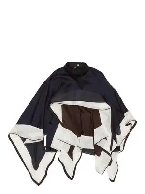 Sacai Draped Cape Effect Blouse - No