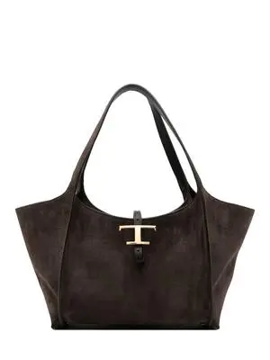 TOD'S Timeless Small Leather Tote Bag - Multicolor