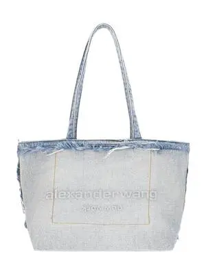 Alexander Wang Bleach Denim Tote Bag - Blue