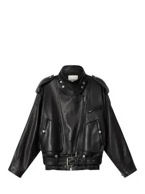 ISABEL MARANT ÉTOILE ISABEL MARANT Farza Lamb Leather Jacket