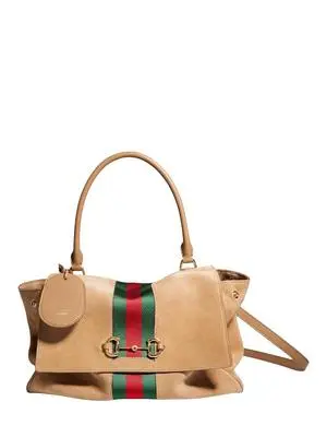 Gucci Paparazzo Medium Top Handle Bag - Sand