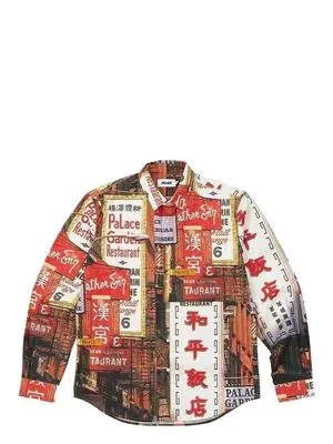 PALACE Downtown Shirt 'red - Multi-color