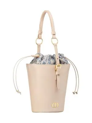 Dior 30 Montaigne Mini Bucket Bag - Nude