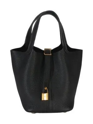 Hermès Clemence Picotin Lock 18 Phw - Black