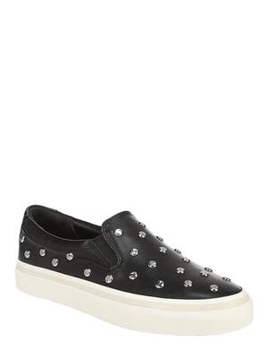 Vince Blair Studded Slip-on Sneakers - Black