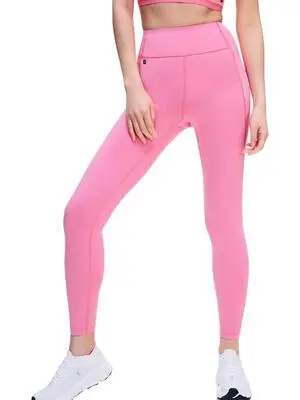 On 7/8 Train High Waist Pocket Leggings - Bubblegum
