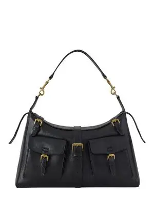 Mulberry Small Roxanne Leather Shoulder Bag - Black