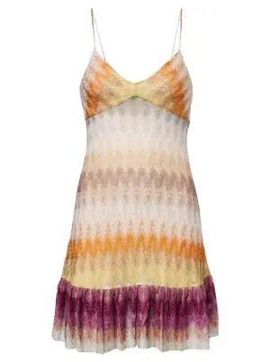 Missoni Tiered Minidress - Multicoloured