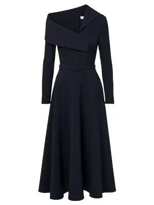SAFIYAA Safiyaa Asymmetric Crepe Cocktail Dress