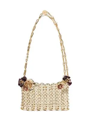 Rabanne 1969 Embellished Shoulder Bag - Gold