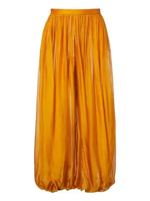 Retrofete Evola Chiffon Balloon Pants - Orange