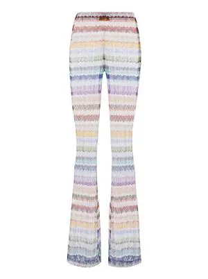 Missoni Zigzag Flared Pants - Multicoloured