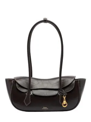 Polo Ralph Lauren Leather Shoulder Bag - Brown