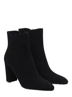 GIANVITO ROSSI Suede Ankle Boots - Black