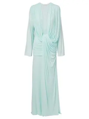Christopher Esber Christopher Esber Ripple Draped Gown Blue