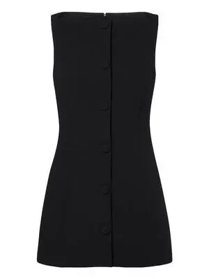 Safiyaa Robbie Crepe Top - Black