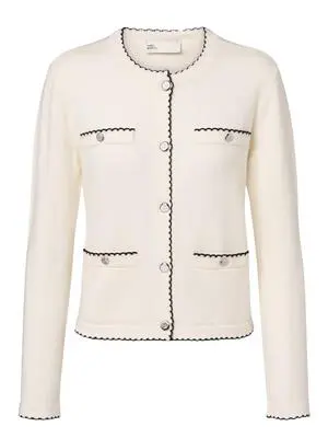 Tory Burch Kendra Cardigan White