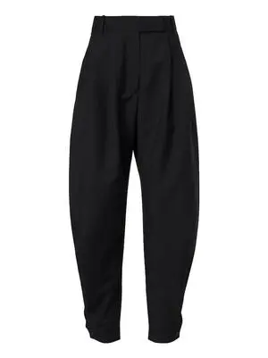 RÓHE Wool And Mohair Balloon Pants - Black