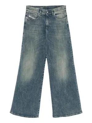DIESEL® Denim Wide-leg Jeans - Blue
