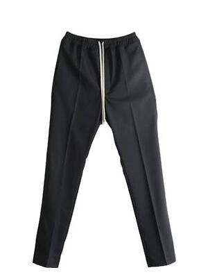 Rick Owens Drawstring Slim Long Pant - Black