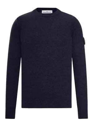 Stone Island Crew Neck Sweater - Blue