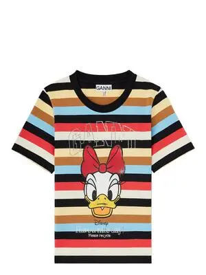 GANNI Baby Fit T-shirt With Daisy Duck Graphic - Mixed