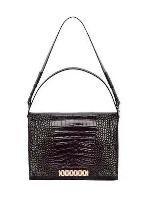 Victoria Beckham Chain Pouch Bag - Chocolate