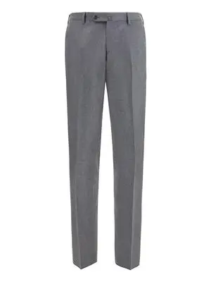 GERMANO Tailored Virgin Wool Pants - Grey