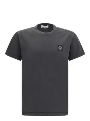 Stone Island Logo Patch T-shirt - Grey