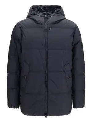Stone Island Crinkle Reps Ny Down Jacket - Blue