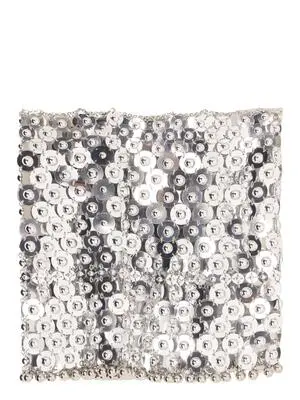 Rabanne Chainmail Mini Knitted Skirt - No