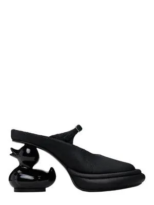 Mihara Yasuhiro Sculptural Duck High Heels - Black